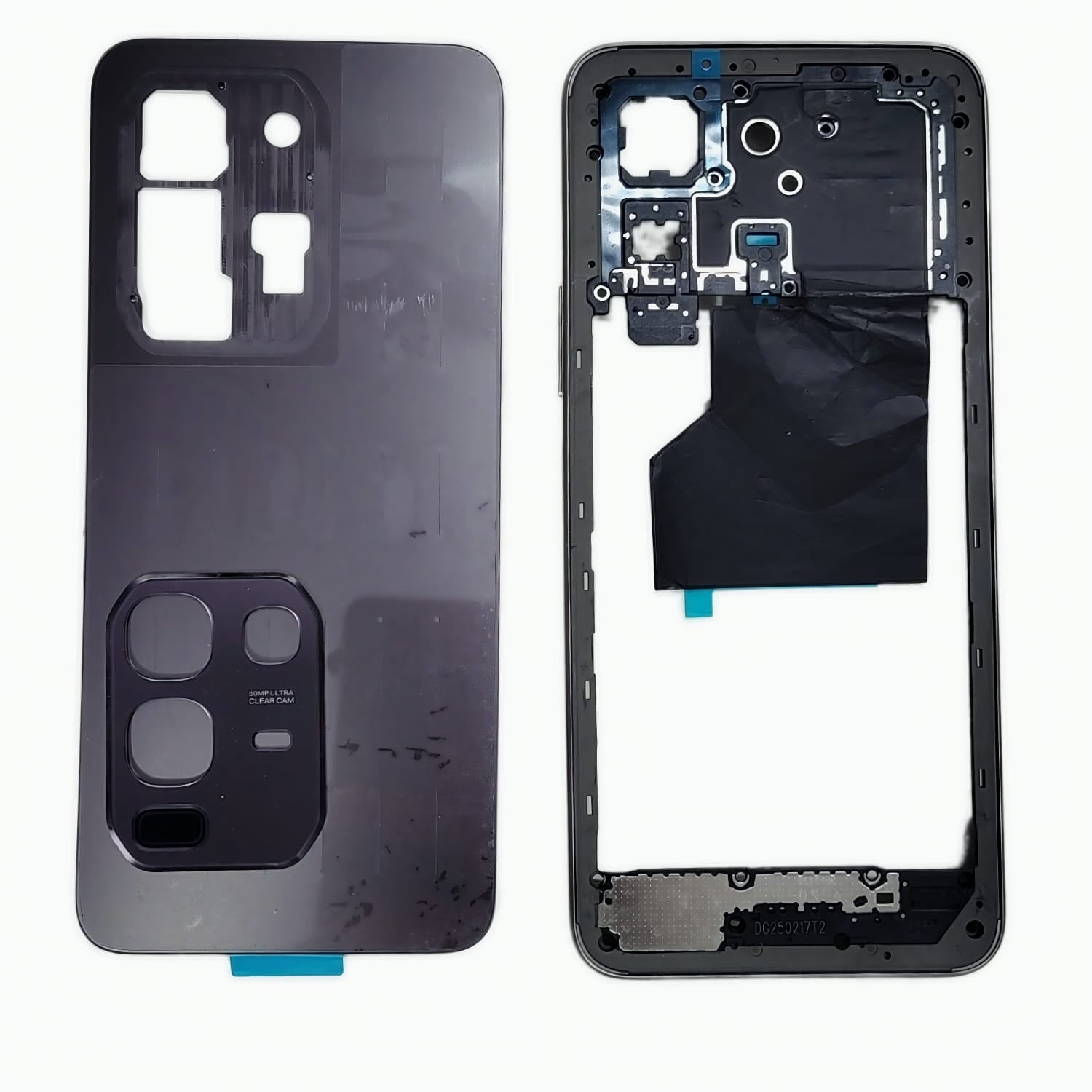 Back Panel Housing Body for Infinix Note 50X Black - EGFix