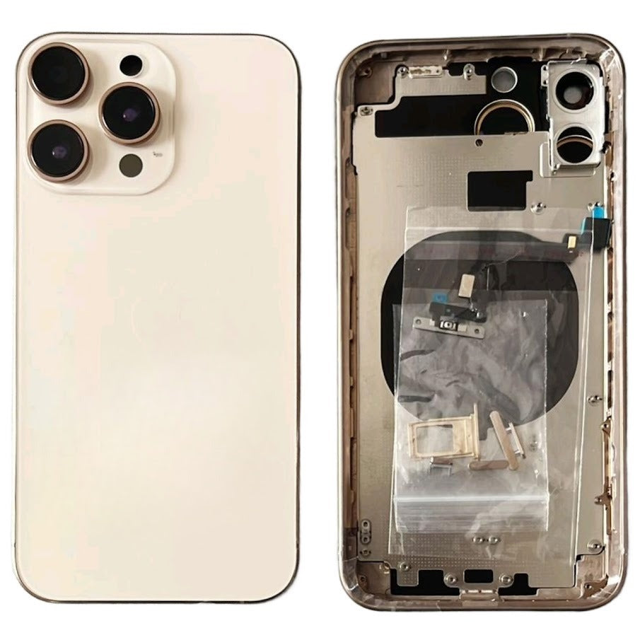 Back Panel Housing Body for Apple iPhone 11 to iPhone 16 Pro Converter ...