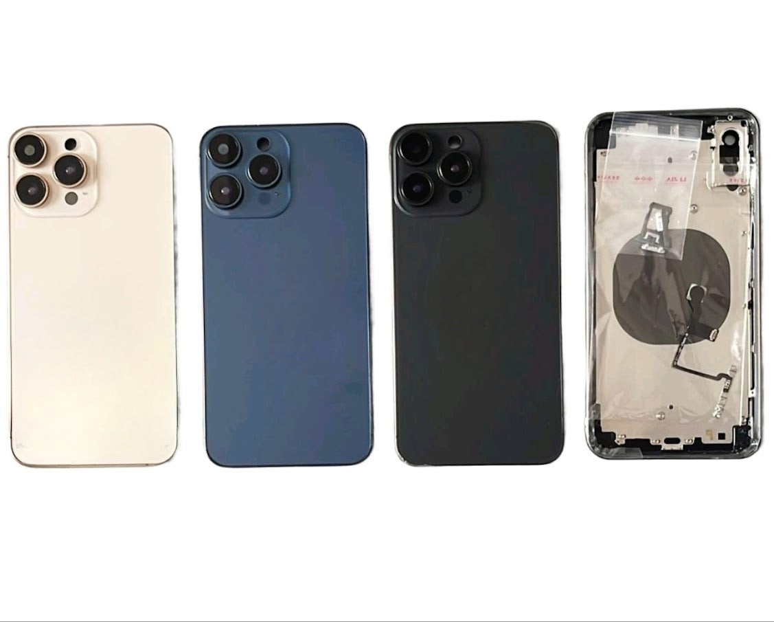 Back Panel Housing Body for Apple iPhone XS Max to iPhone 16 Pro Max C ...