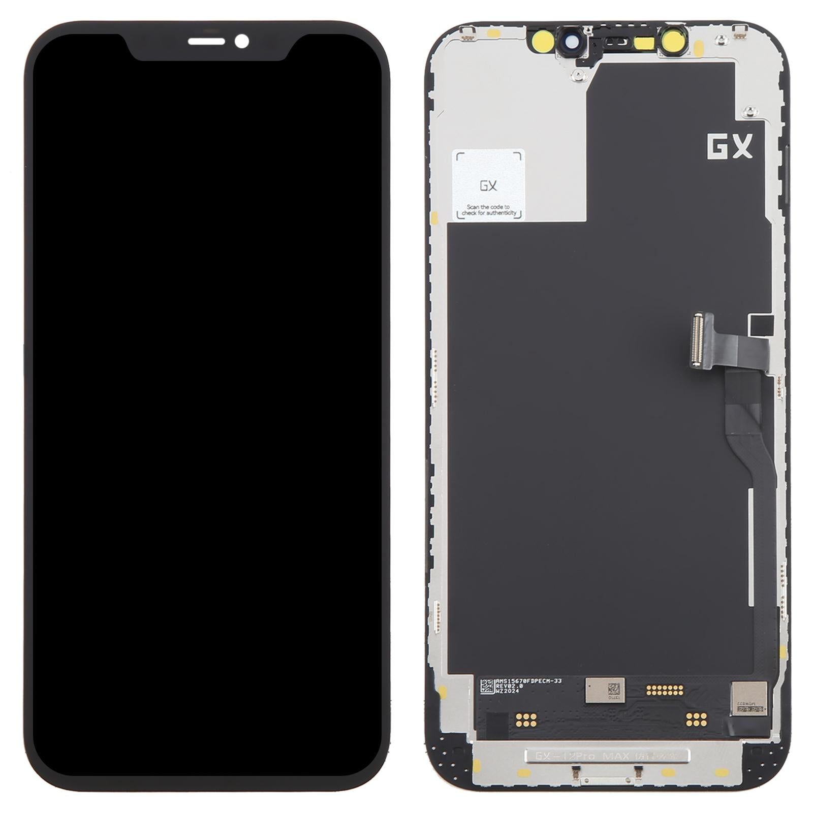 OLED Display Screen for Apple iPhone 12 Pro Max Folder Combo GX – EGFix