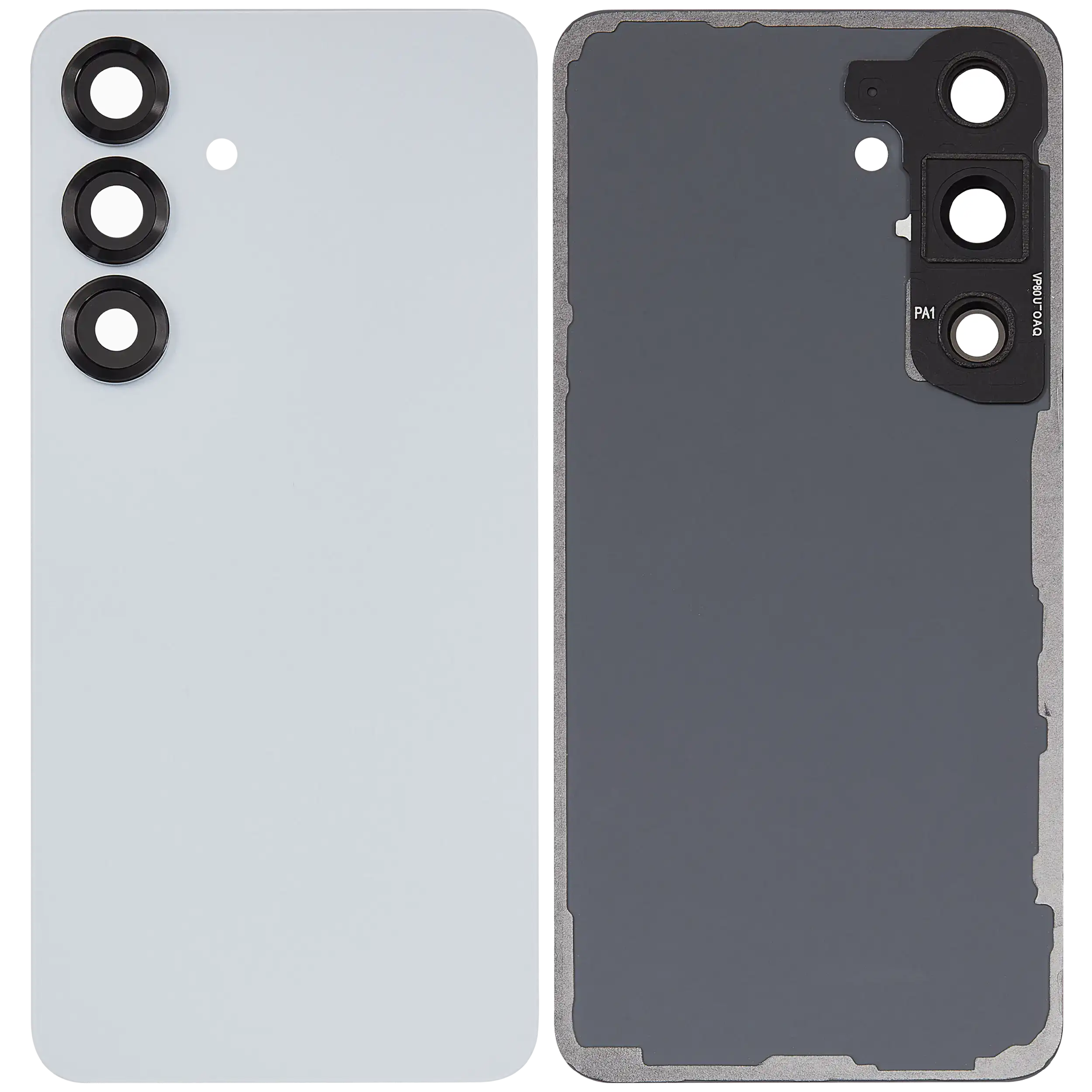 Back Glass Panel for Samsung Galaxy S25 5G Icy Blue with Camera Lens ...