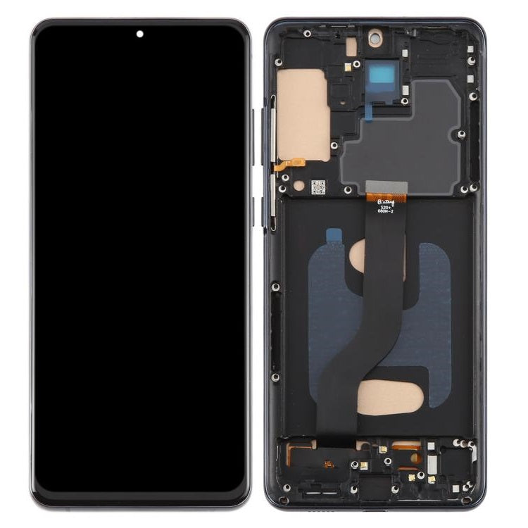 OLED Display Screen for Samsung Galaxy S20 Plus Black with Frame – EGFix