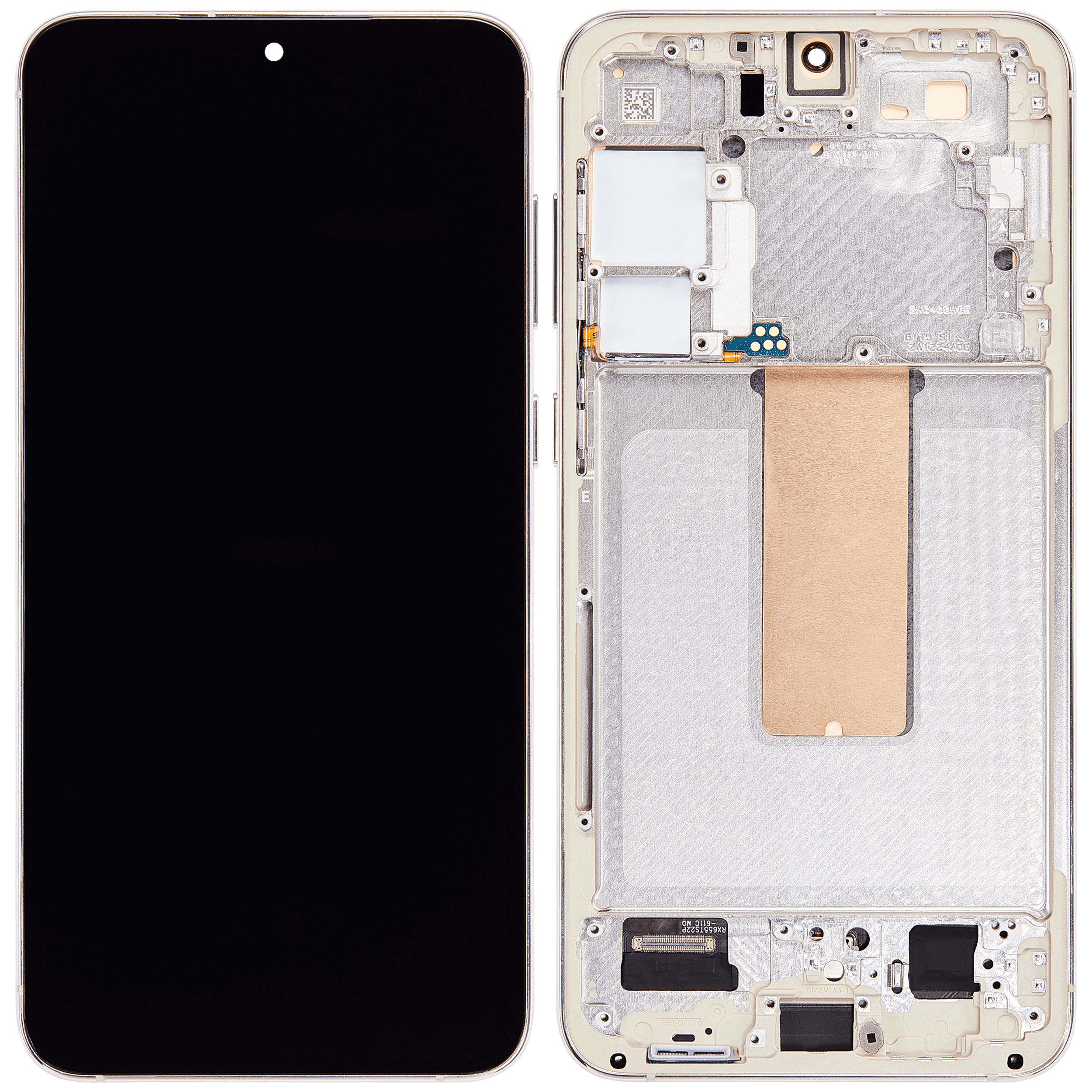 OLED Display Screen for Samsung Galaxy S23 Plus Cream with Frame Folder ...