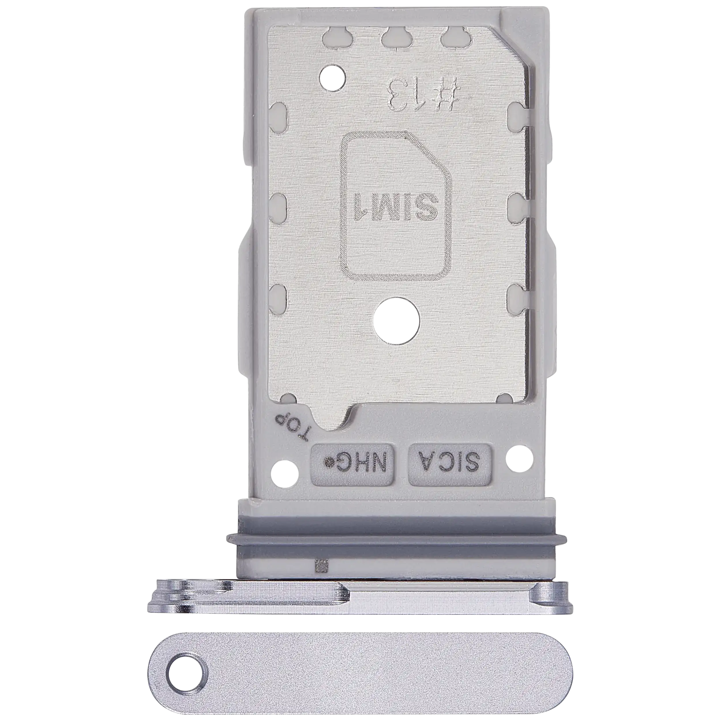 Sim Card Holder Tray for Samsung Galaxy S25 Plus 5G Silver Shadow – EGFix